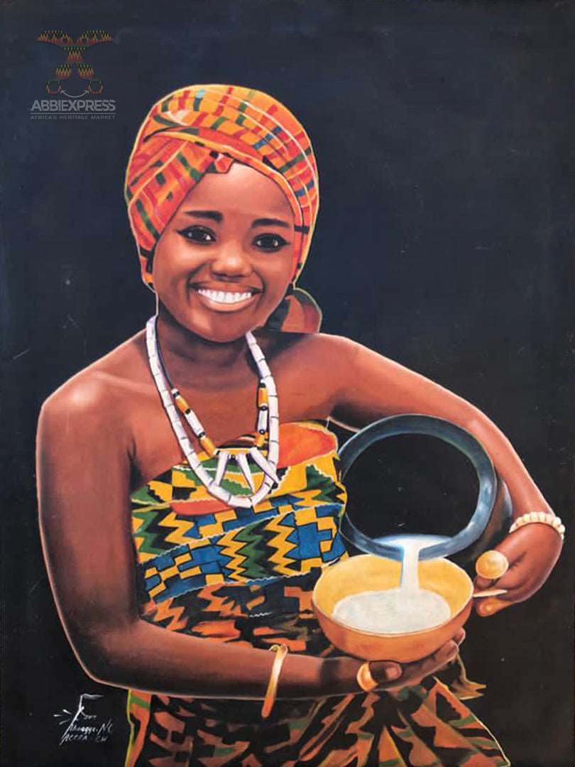 Akwaaba Wonam Wall Painting – Abbiexpress